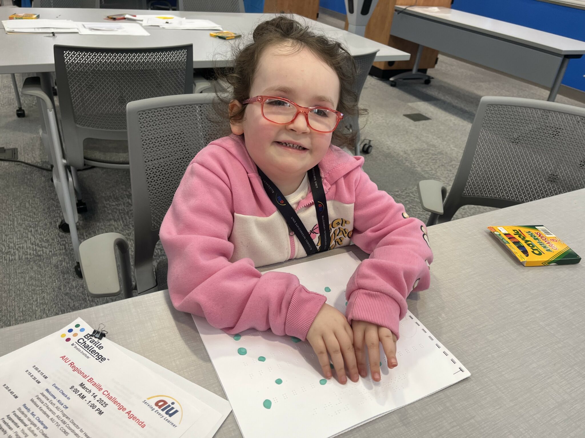 Reading with heart: a student's start to her braille journey - Great PA ...